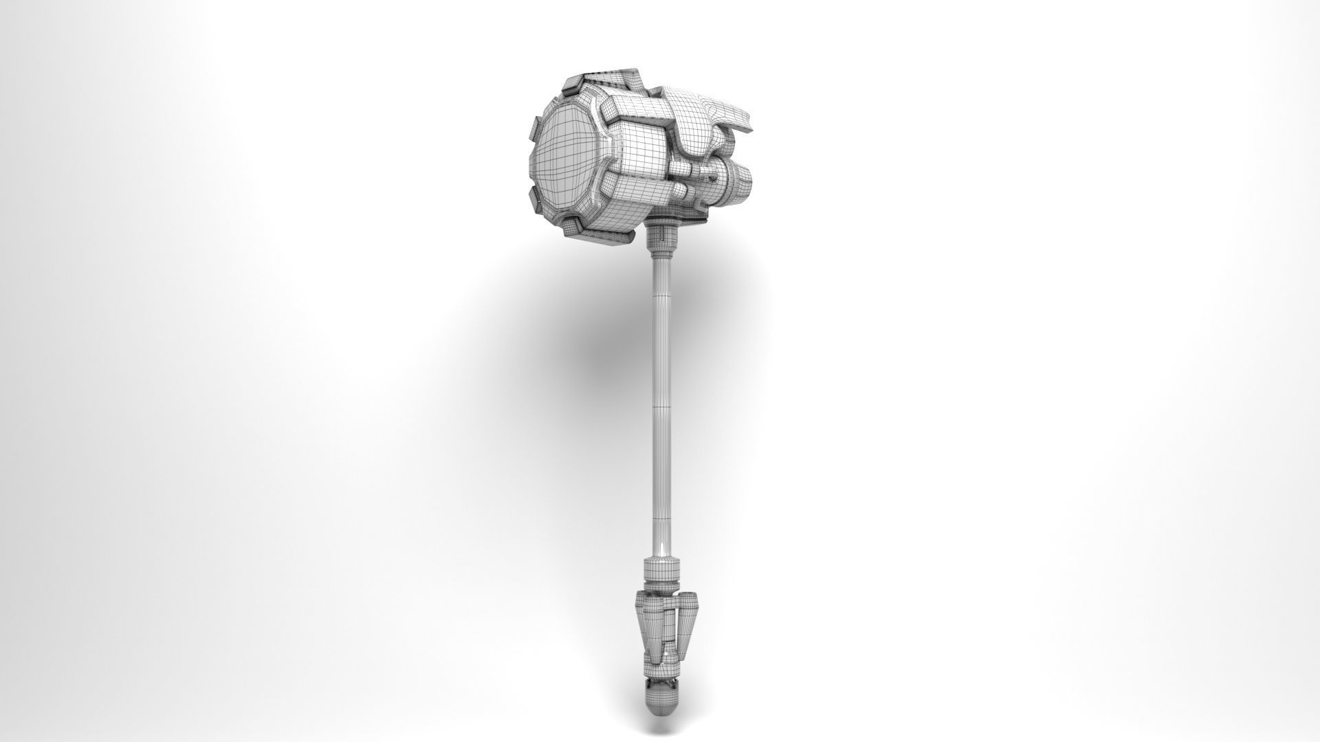 Reinhardt Hammer from Overwatch 3D model | CGTrader