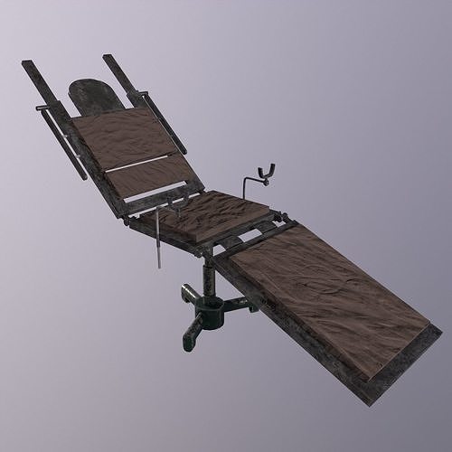 3D model 193Hospital Stretcher Game Ready Low - Poly 3D Model VR / AR ...