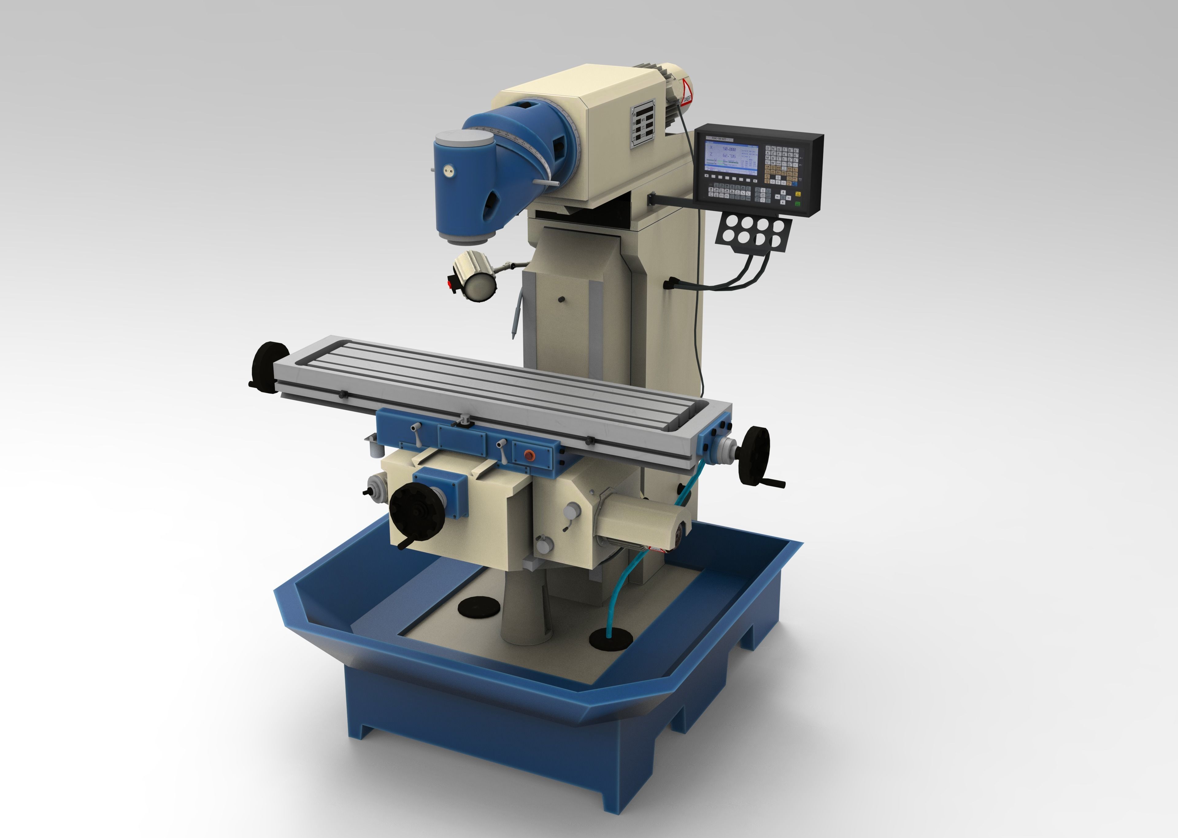 3D model Milling Machine VR VR / AR / low-poly | CGTrader