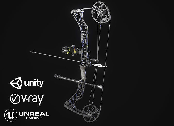 3D model Modern Compound Bow VR / AR / low-poly | CGTrader