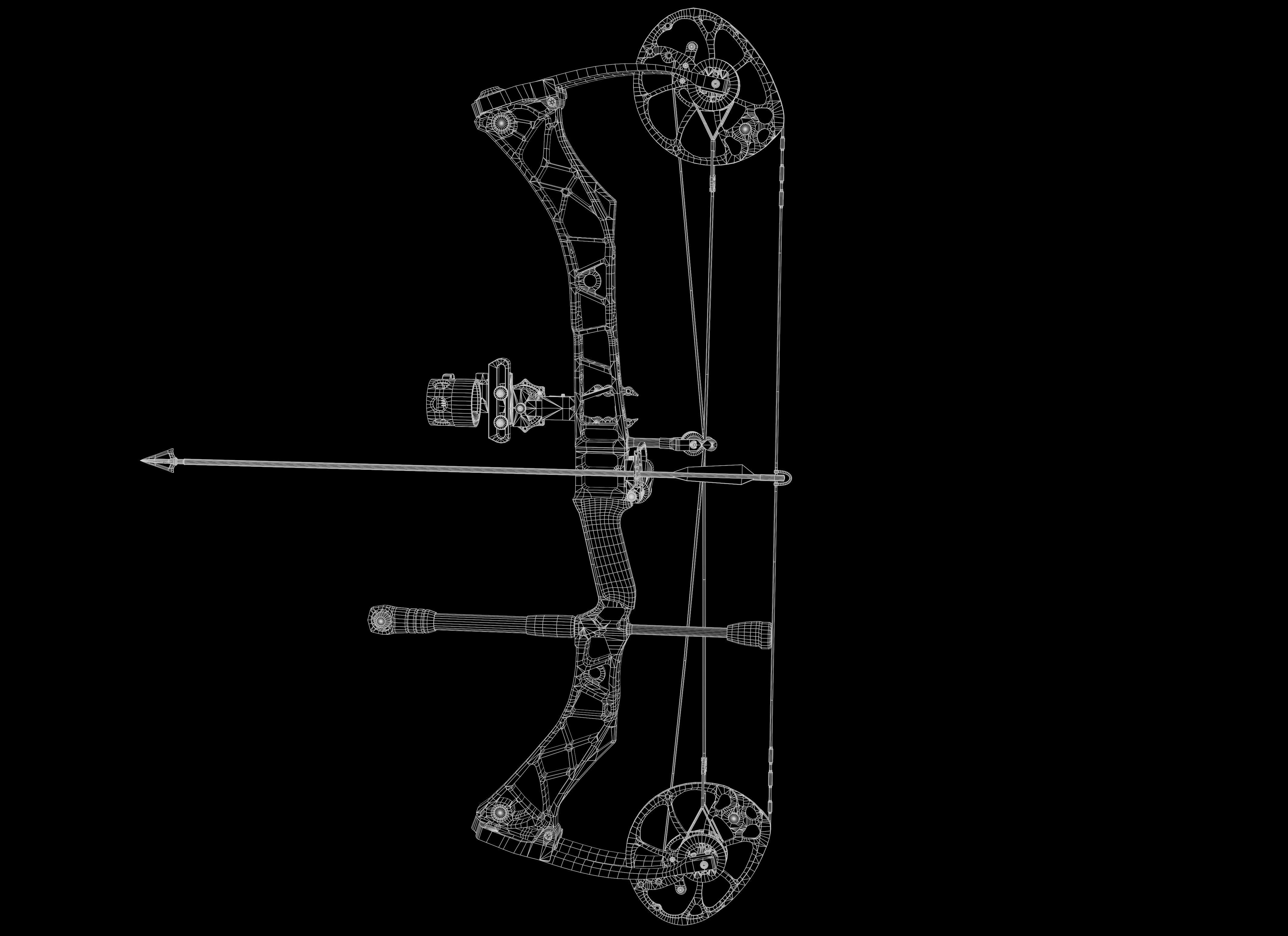3D model Modern Compound Bow VR / AR / low-poly | CGTrader