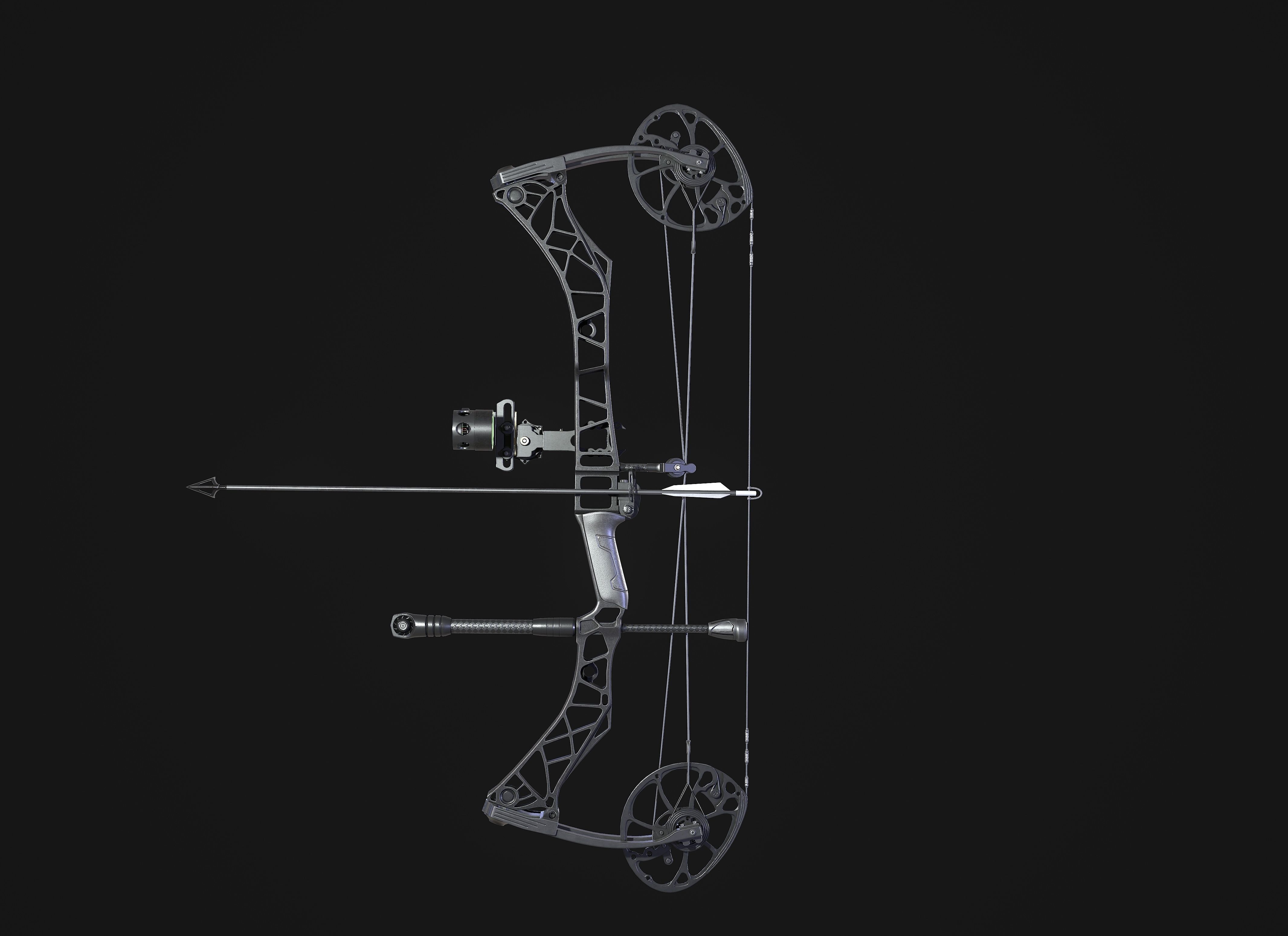 3D model Modern Compound Bow VR / AR / low-poly | CGTrader