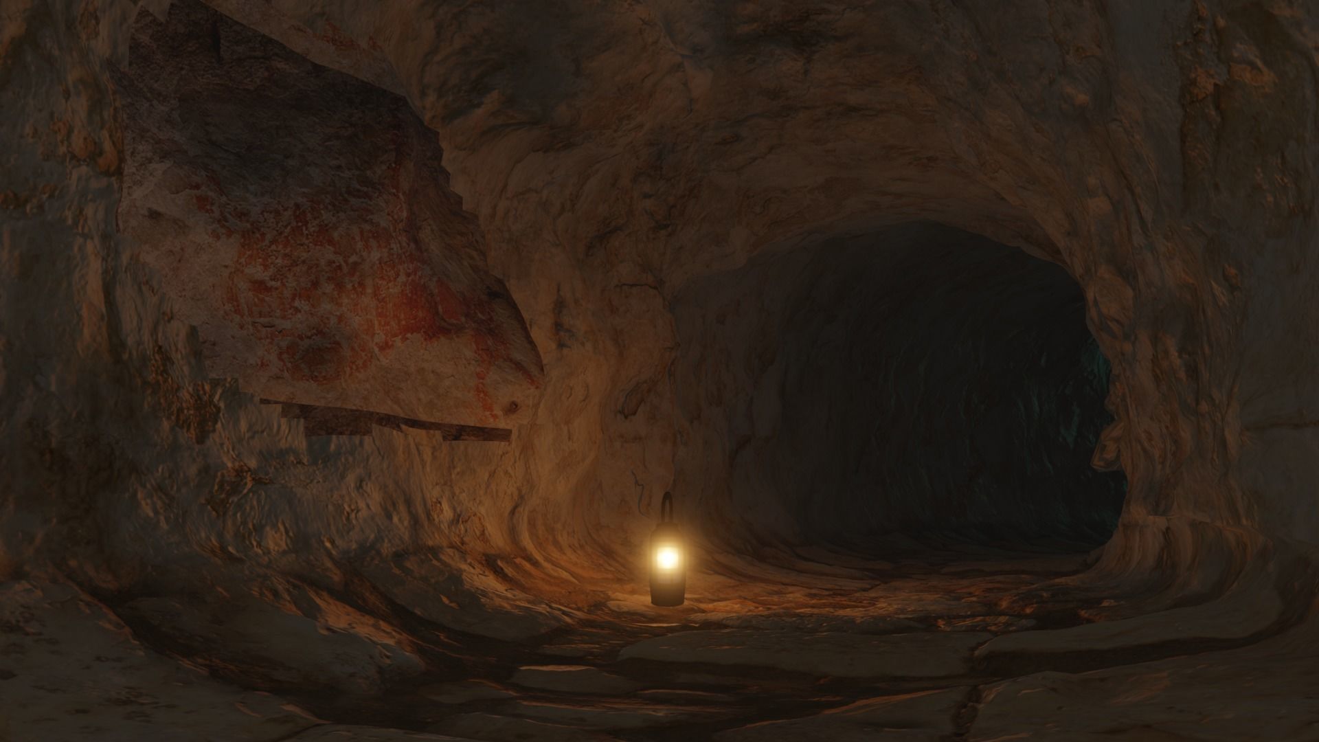 3D model Medieval Cave realistic cave VR / AR / low-poly | CGTrader