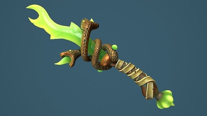 3D model Snake dagger VR / AR / low-poly | CGTrader