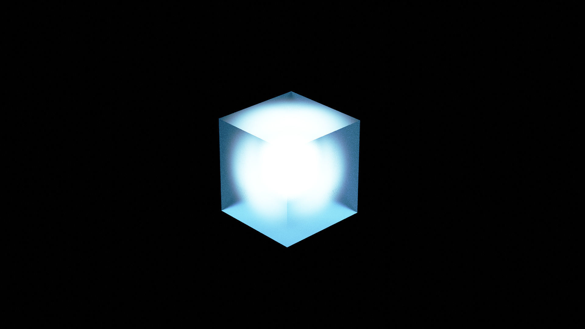 Tesseract glowing cube 3D model | CGTrader
