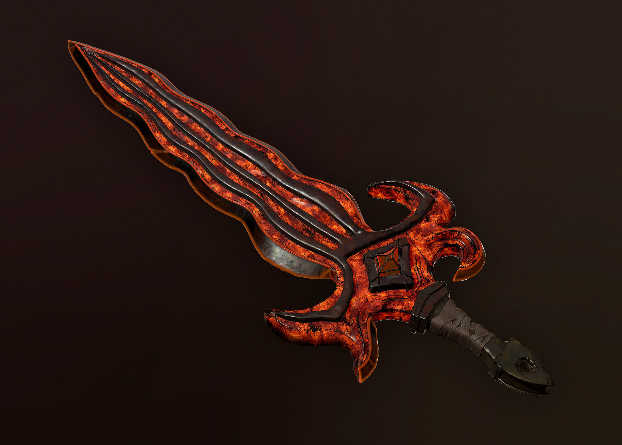 3D model Stylized Fantasy Sword VR / AR / low-poly | CGTrader