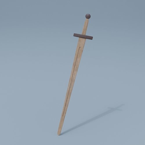 Wooden sword free VR / AR / low-poly 3D model | CGTrader