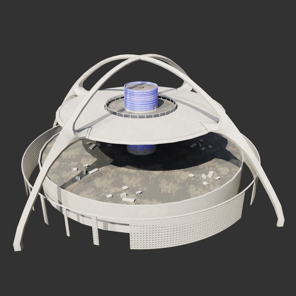 Lax Airport main Buildings 3D model | CGTrader