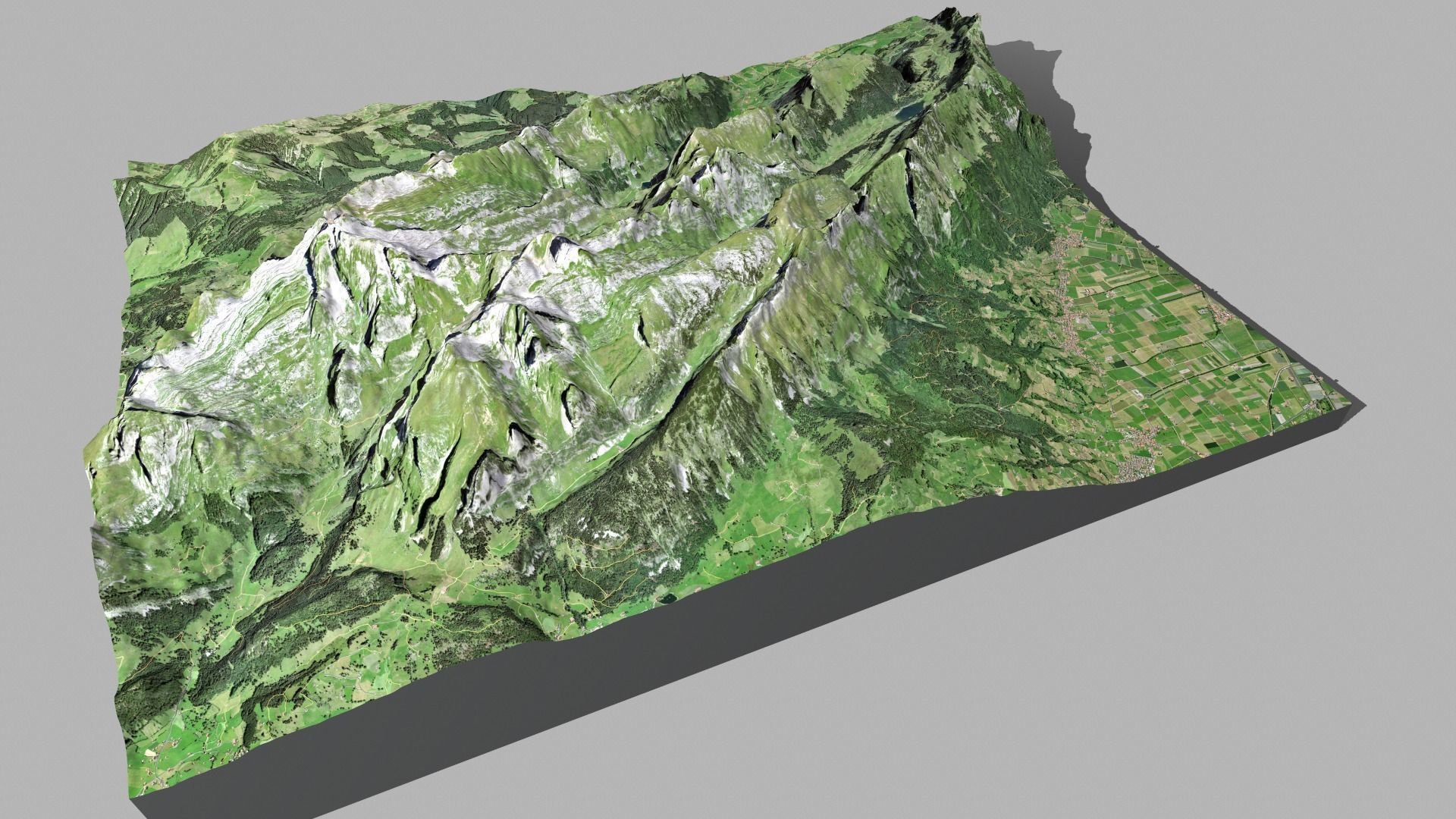 Mountain landscape The Appenzell Alps 3D model | CGTrader