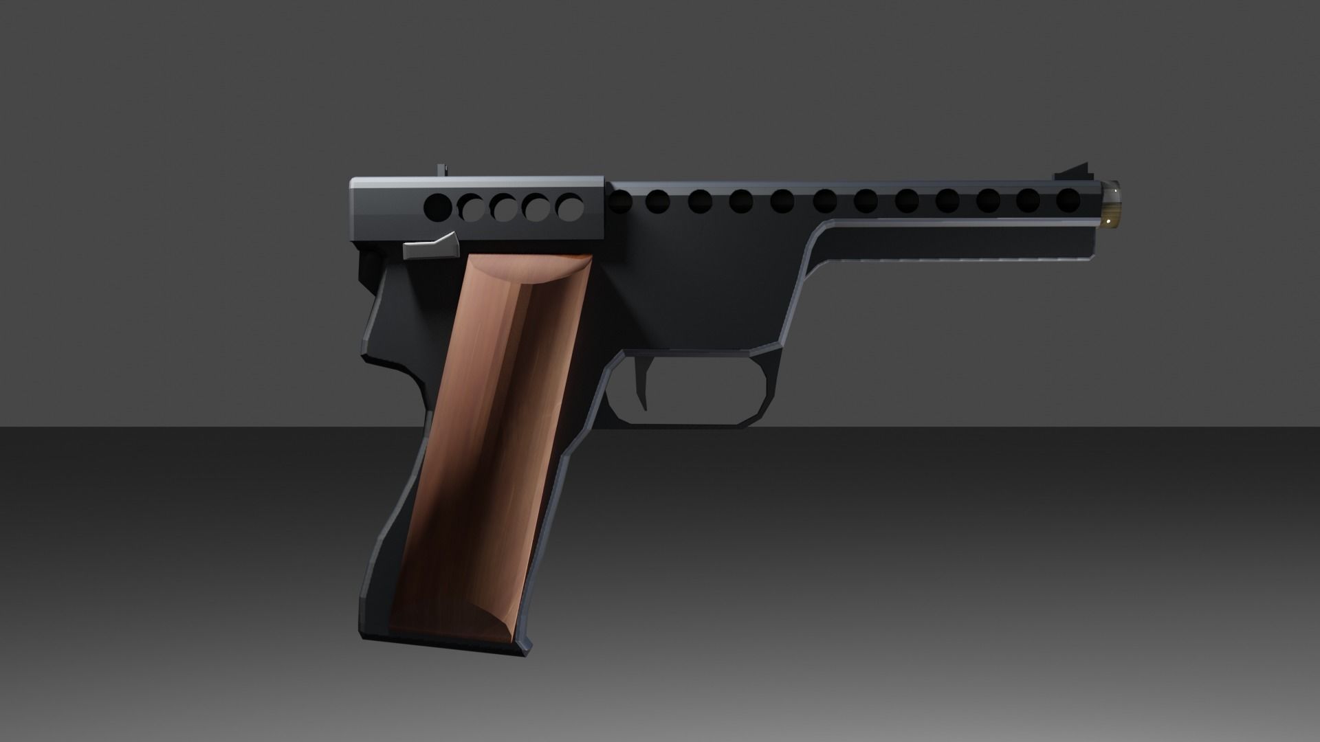 3D model Gyrojet pistol VR / AR / low-poly | CGTrader