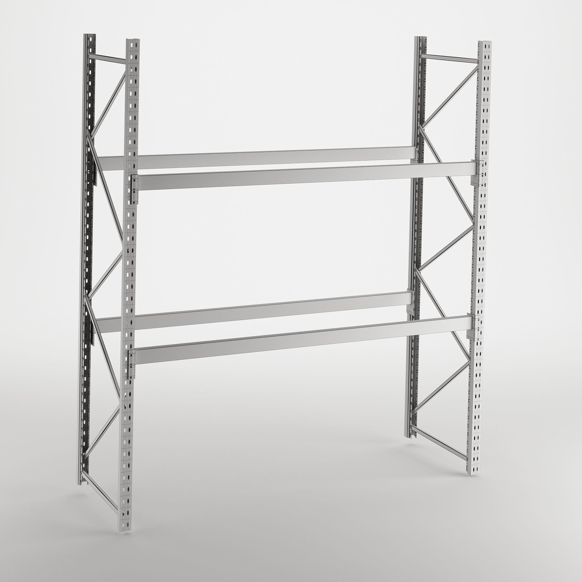 Warehouse pallet racks 3D model | CGTrader