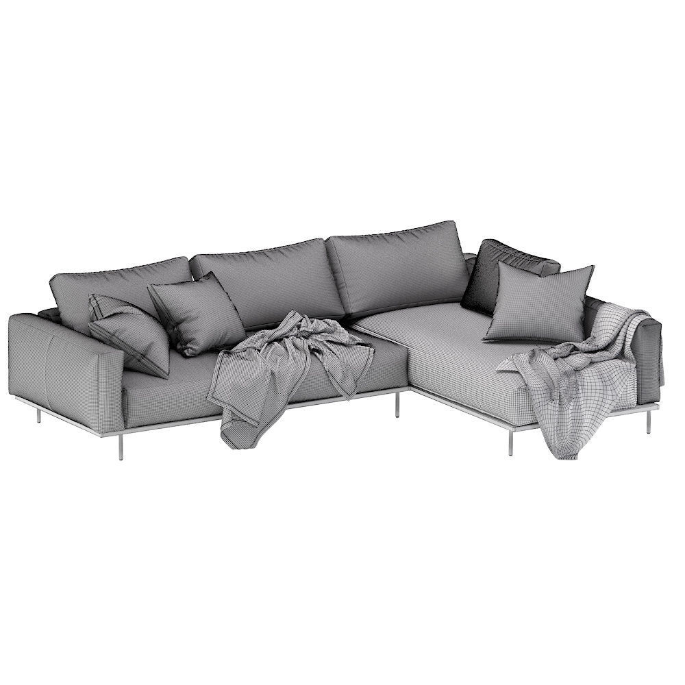Coco Republic The Mateo Modular Sofa 3D model | CGTrader