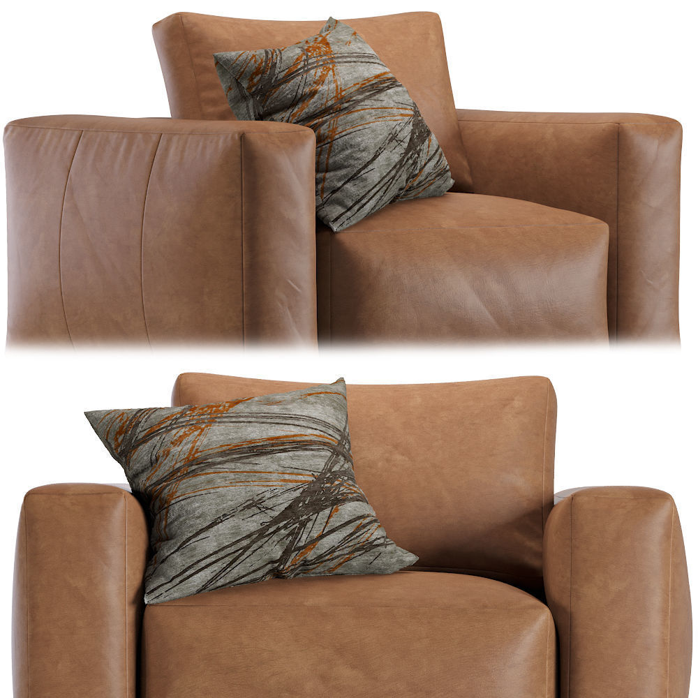 Coco Republic Soren Armchair 3D model | CGTrader