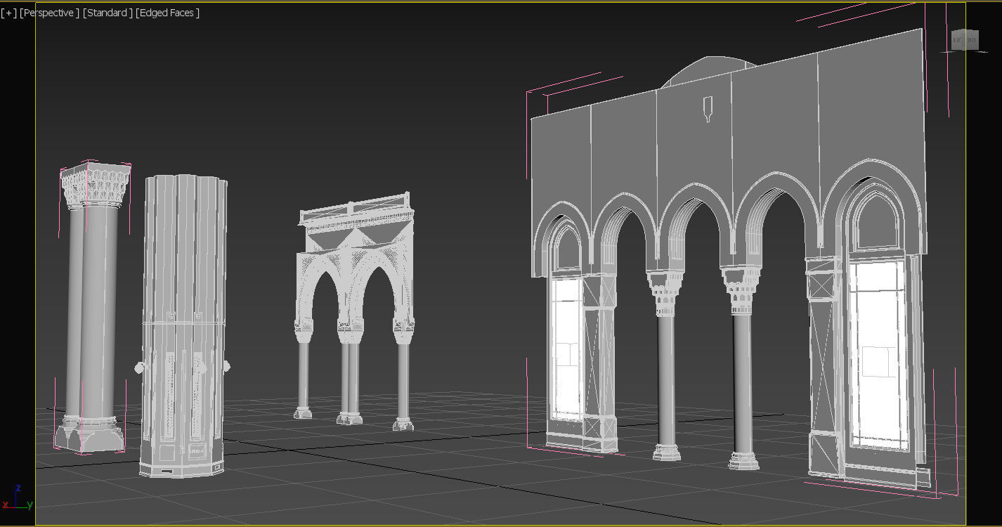 Islamic architectural decorations 3D model | CGTrader