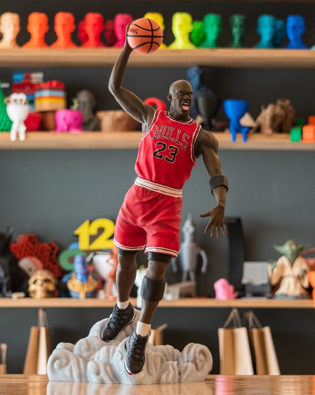 Air Jordan Figurine 3D Printing 16 inch 41 cm tall 3D model 3D ...