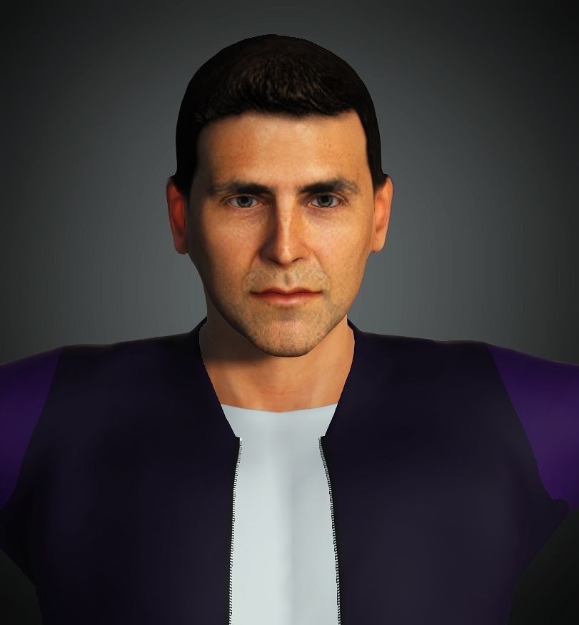 3D model Akshay kumar bollywood actor VR / AR / low-poly | CGTrader