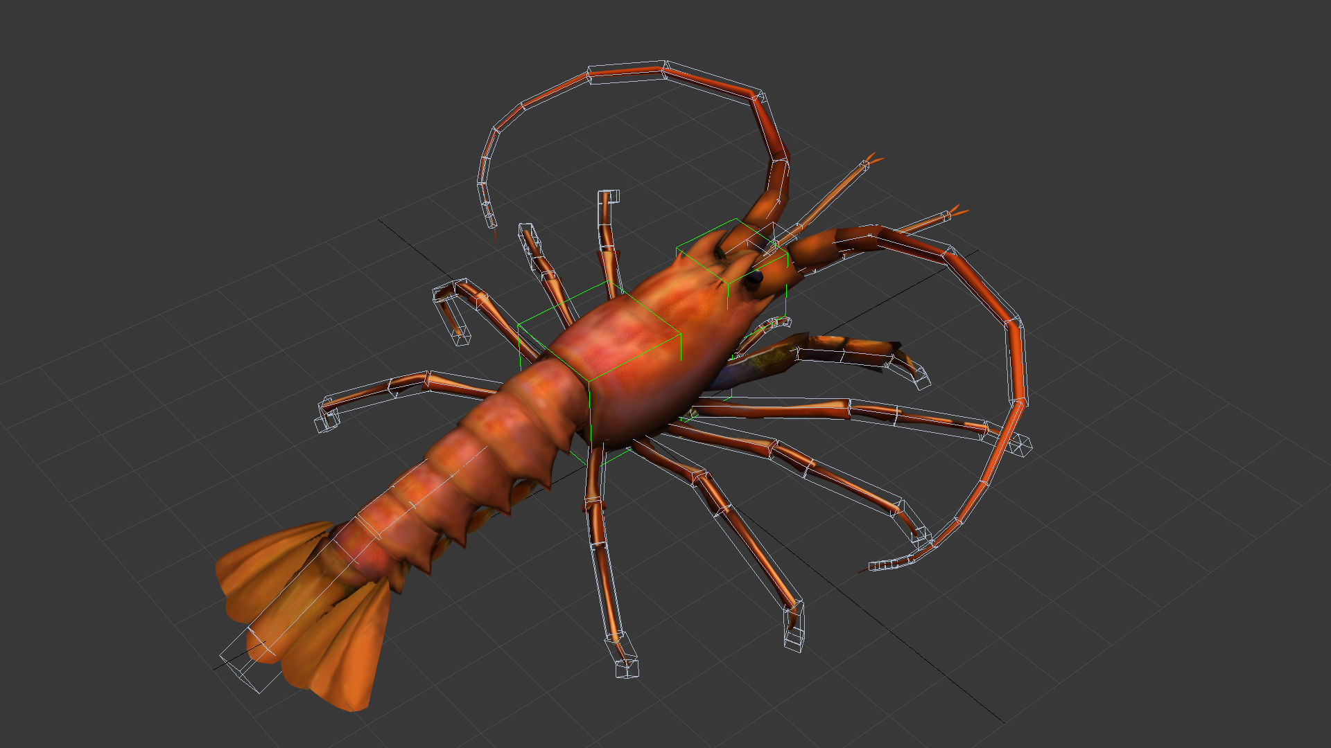 3D model animated lobster VR / AR / low-poly | CGTrader