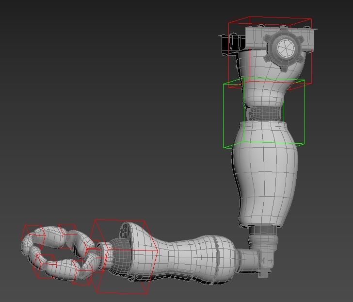 3D Robotic Arm 3D model rigged | CGTrader