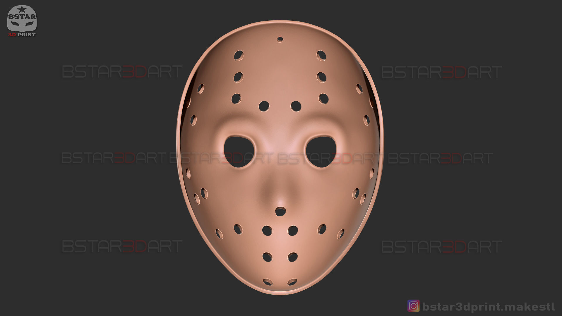 Jason Voorhees Original Mask - Friday 13th movie - Halloween Toy 3D ...