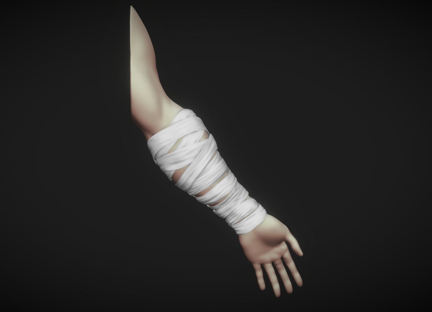 Arm Bandage Male Size 3D model | CGTrader