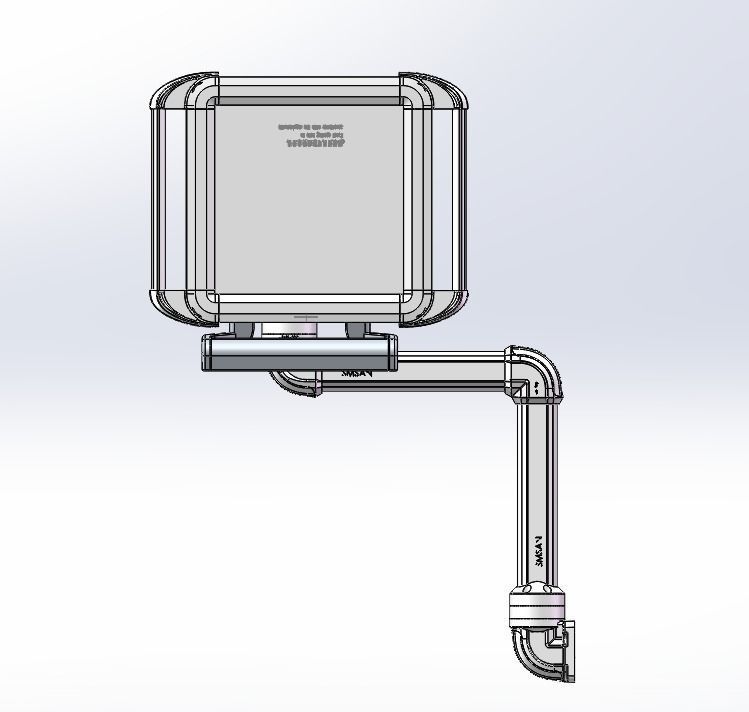support arm system box controller control box Button box 3D model ...