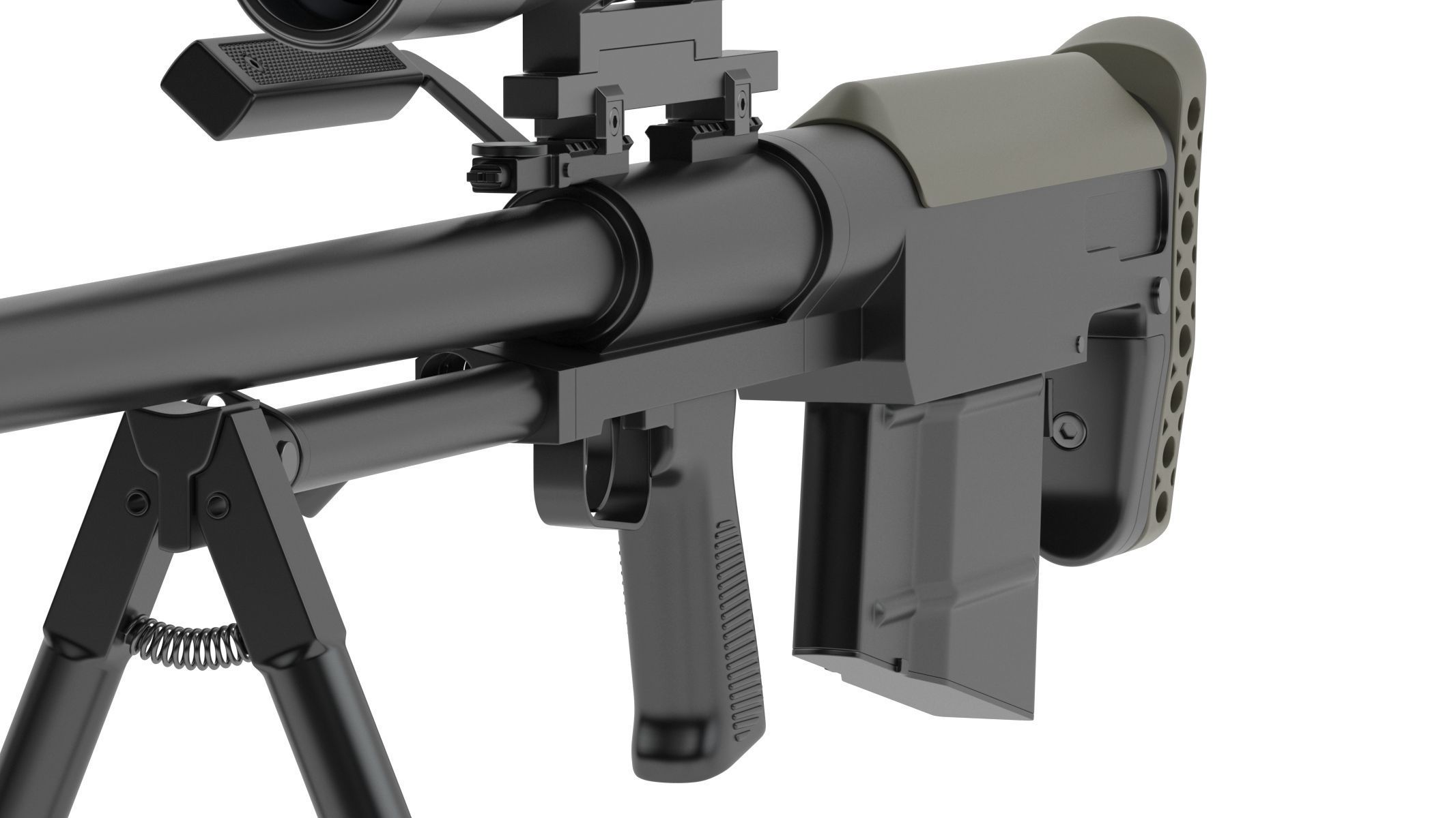 KSVK 12 Sniper Rifle 3D model | CGTrader