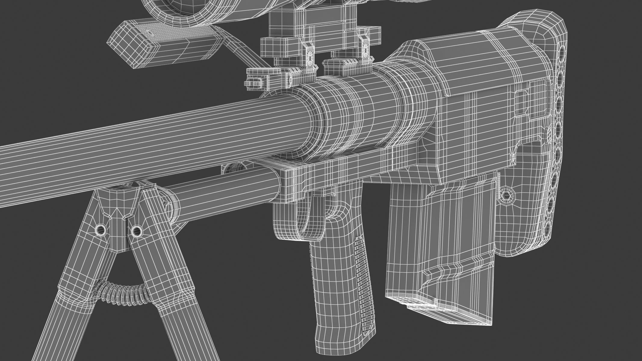 KSVK 12 Sniper Rifle 3D model | CGTrader