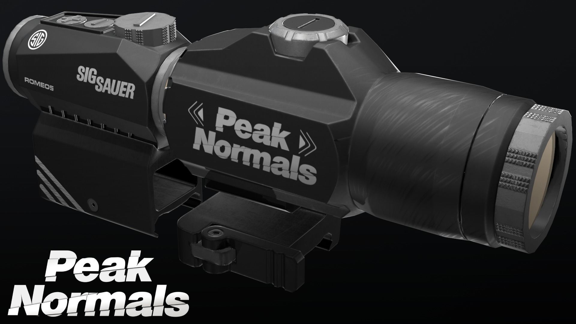 3D model Sig Sauer - Romeo 5 Red Dot Sight VR / AR / low-poly | CGTrader