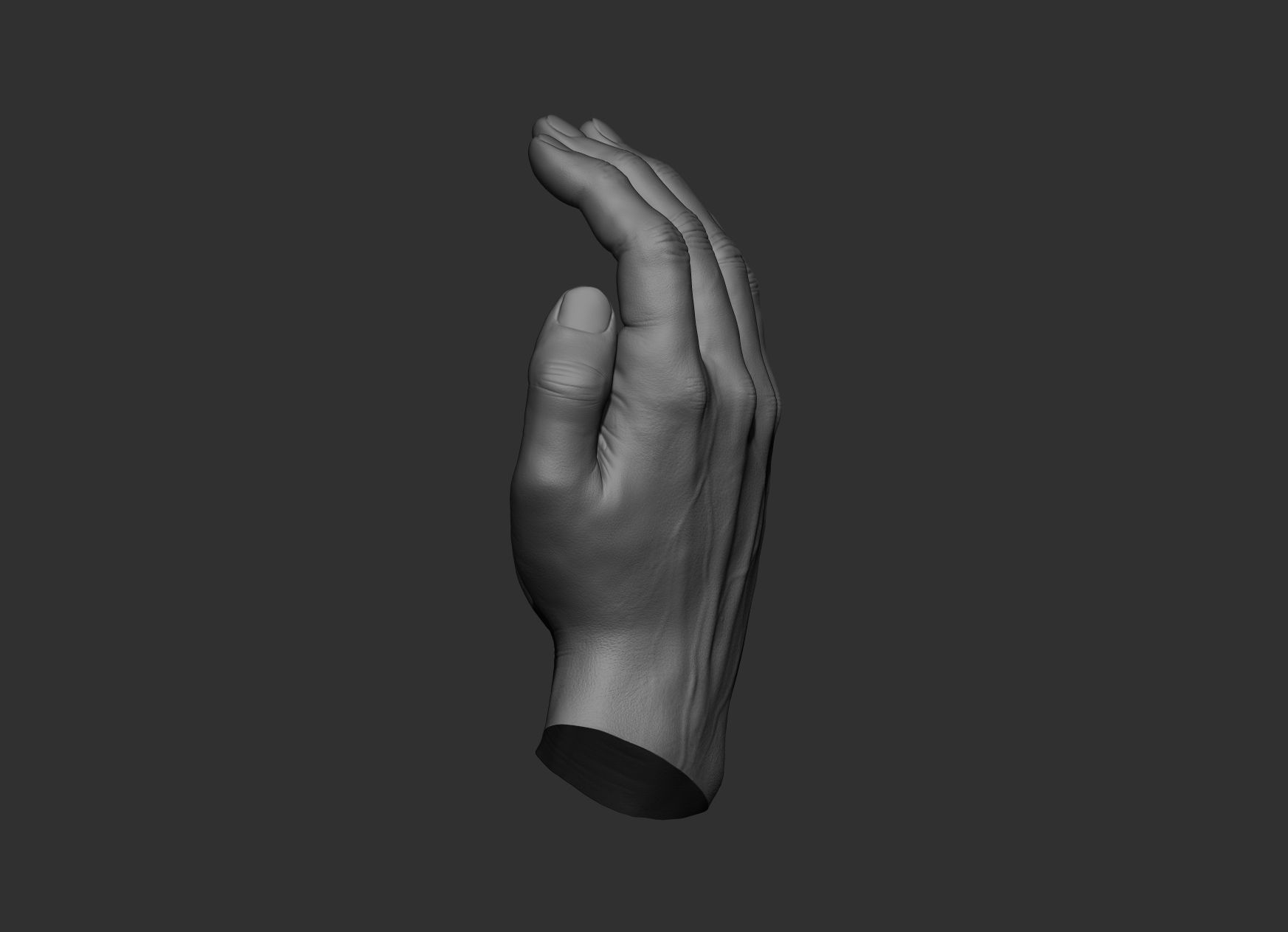 12 Male hand poses 3D model | CGTrader