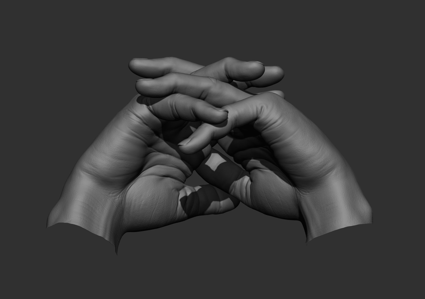 12 Male hand poses 3D model | CGTrader