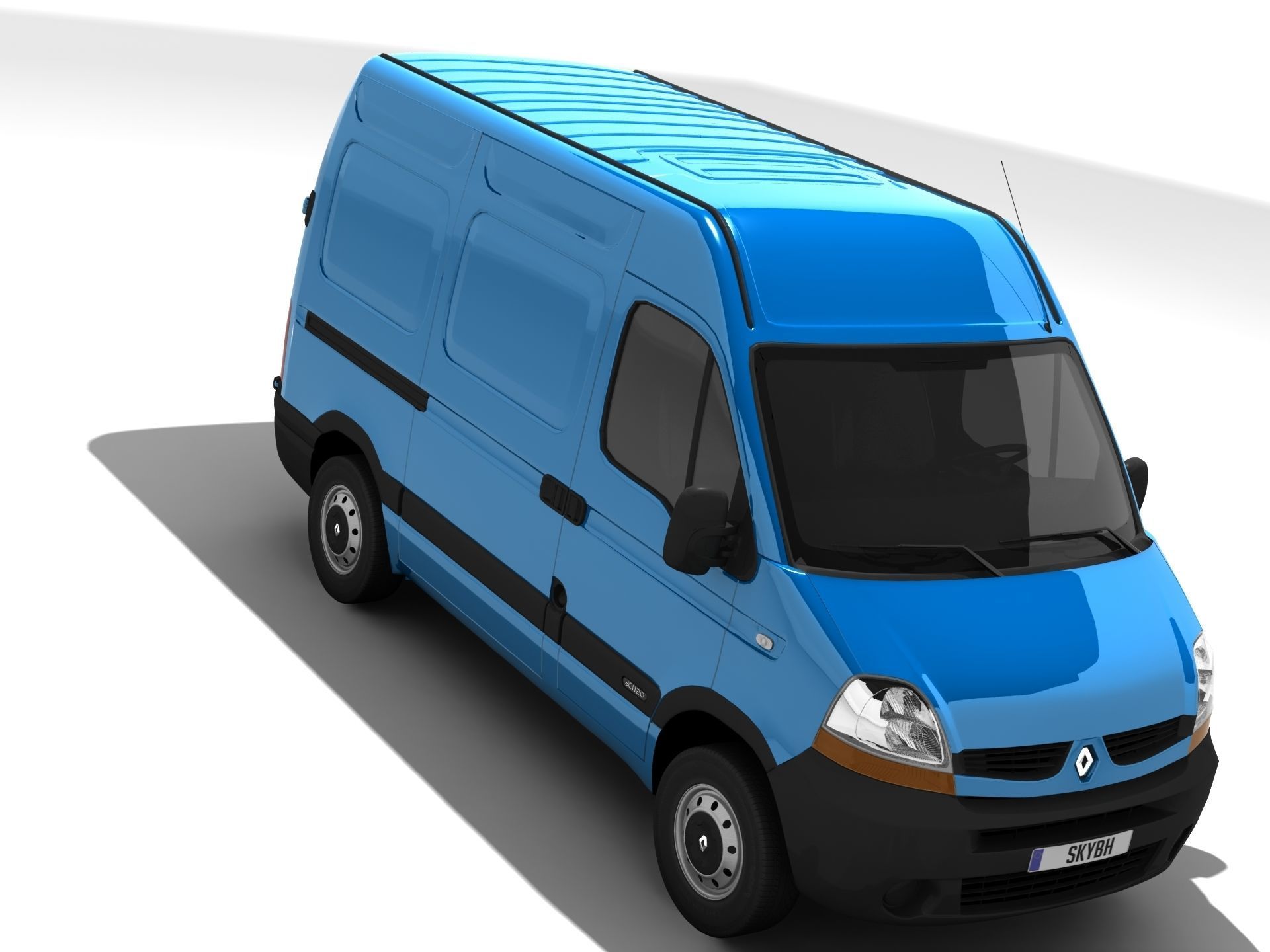 3D model Renault Master II L1H2 VR / AR / low-poly | CGTrader