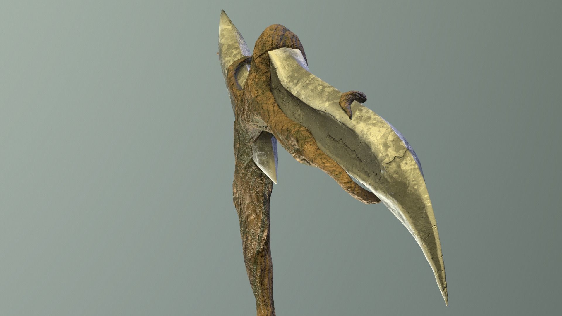 3D model Scythe Druid weapon VR / AR / low-poly | CGTrader
