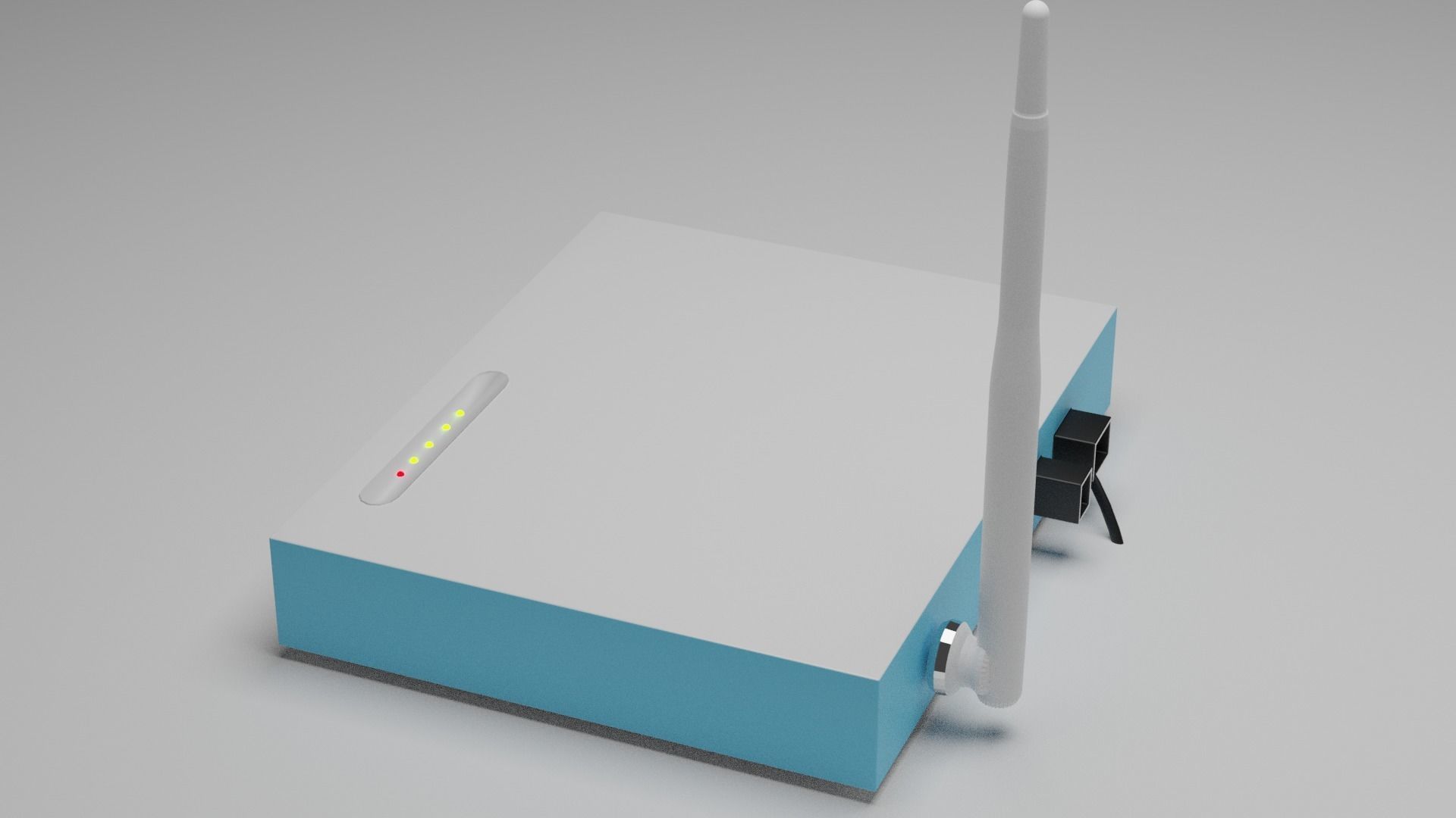 Modem wi-fi router free 3D model | CGTrader