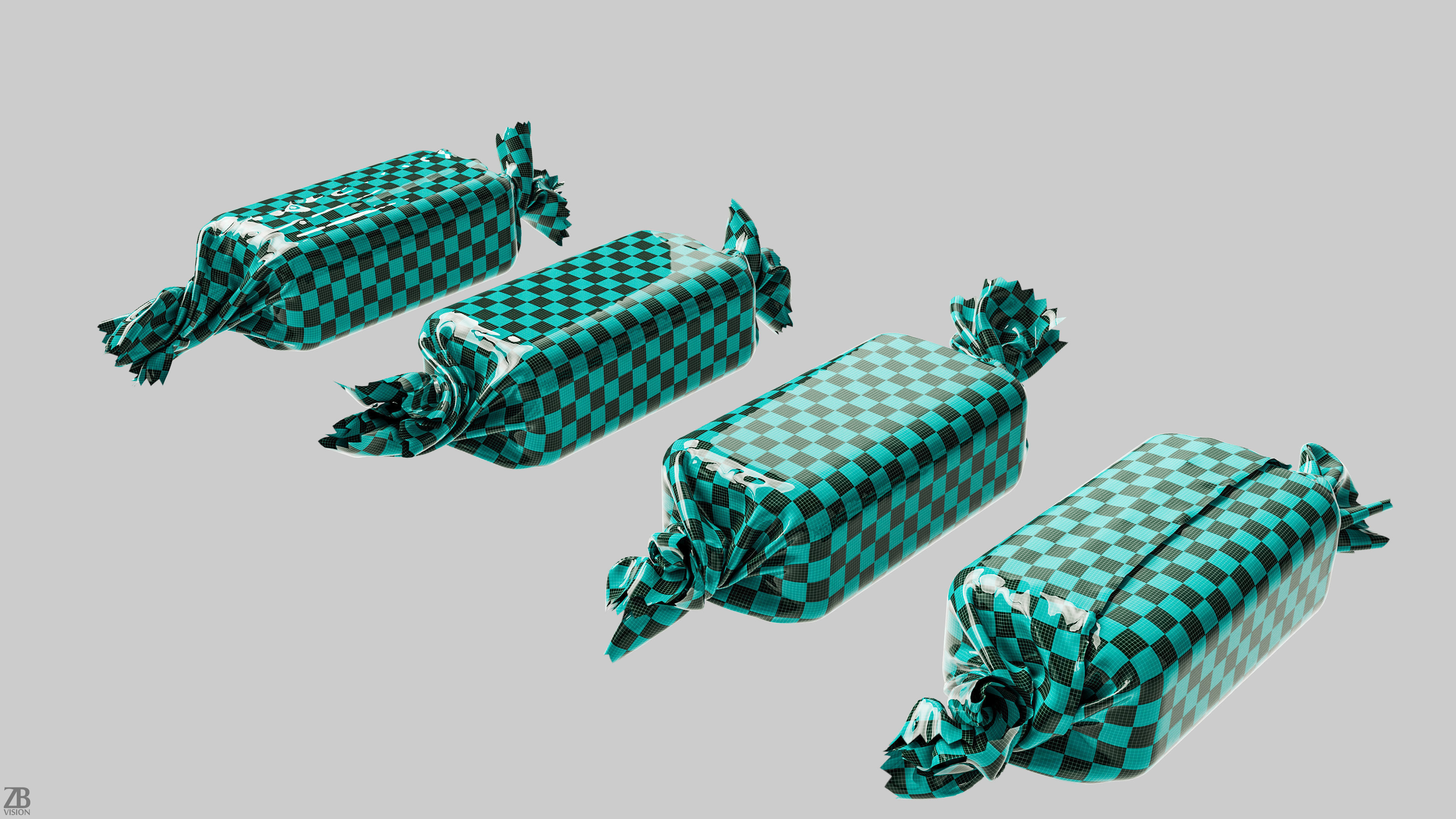 Candy Wrap 3D model | CGTrader