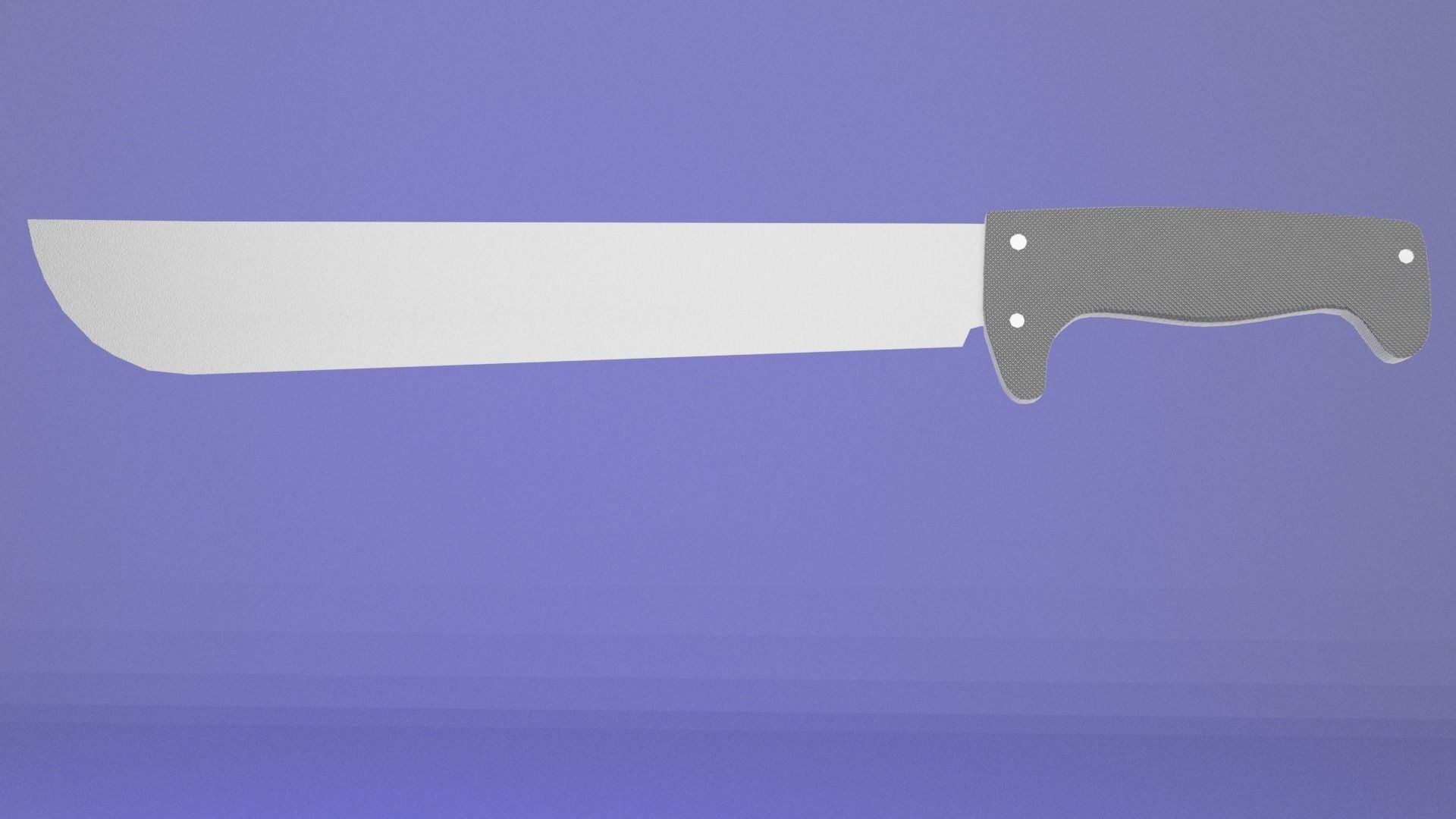 Machete Carbon Hilt free VR / AR / low-poly 3D model | CGTrader