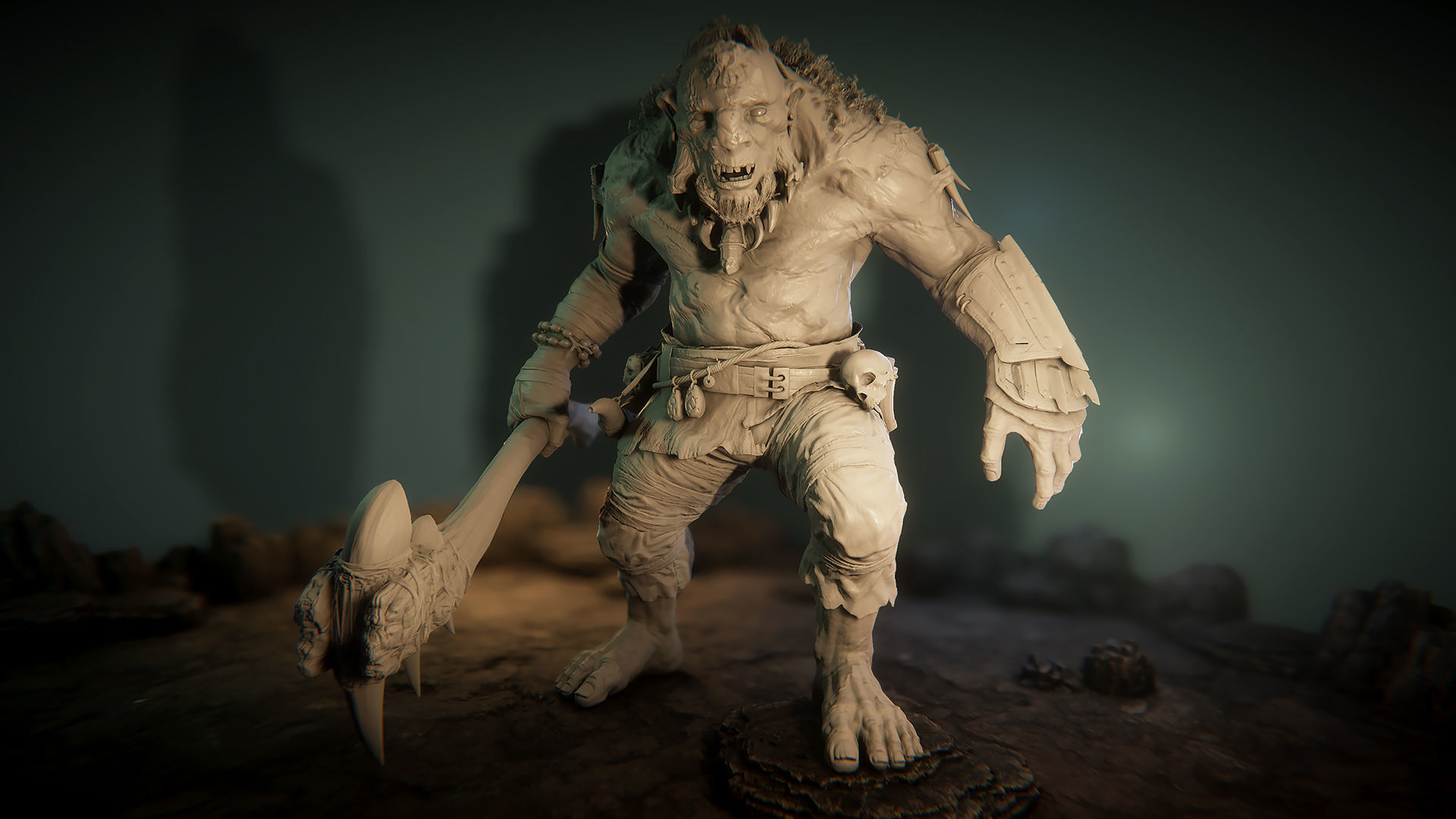 3D model Wild troll VR / AR / low-poly | CGTrader