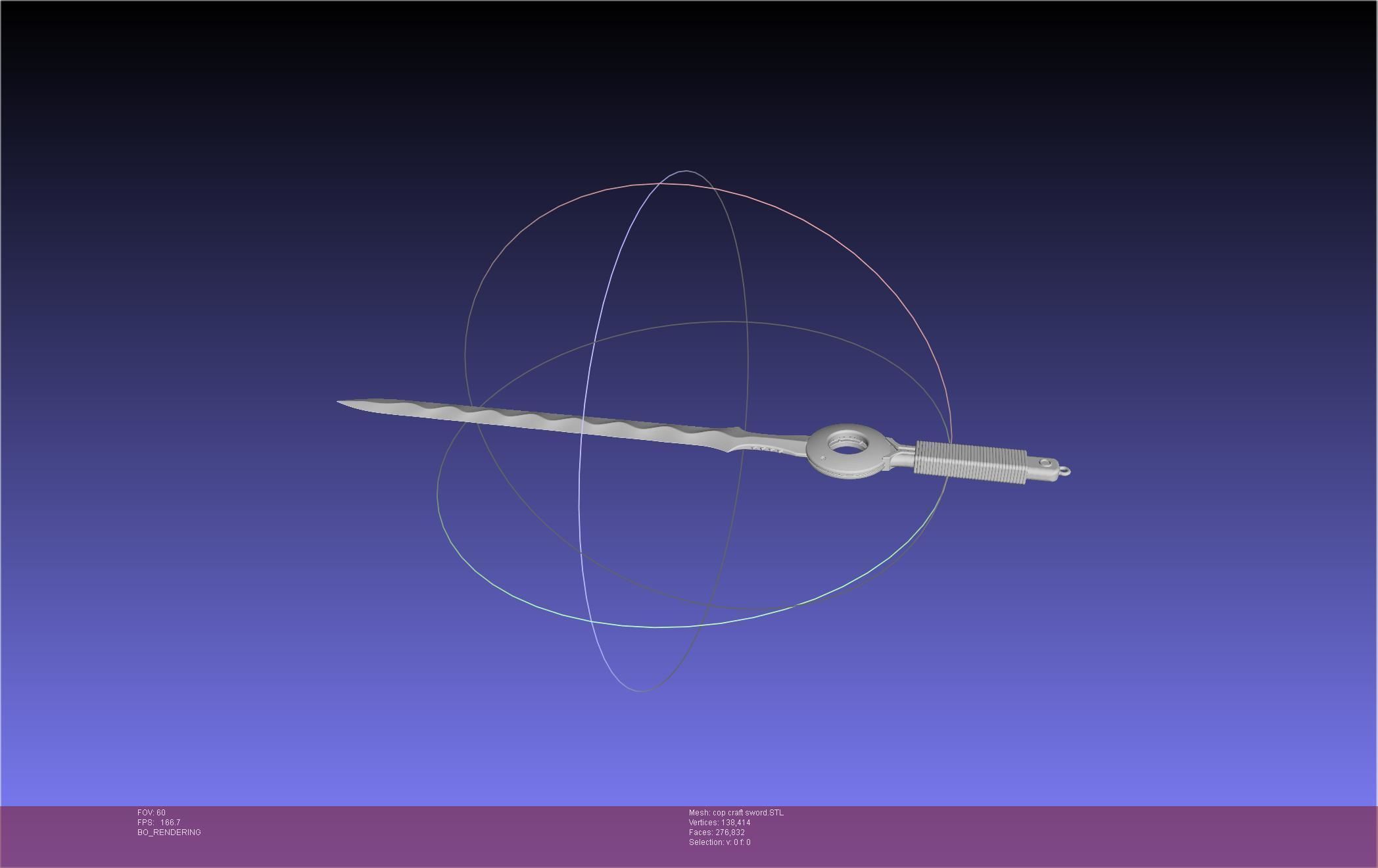 Cop Craft Sword Printable Assembly 3D model 3D printable | CGTrader