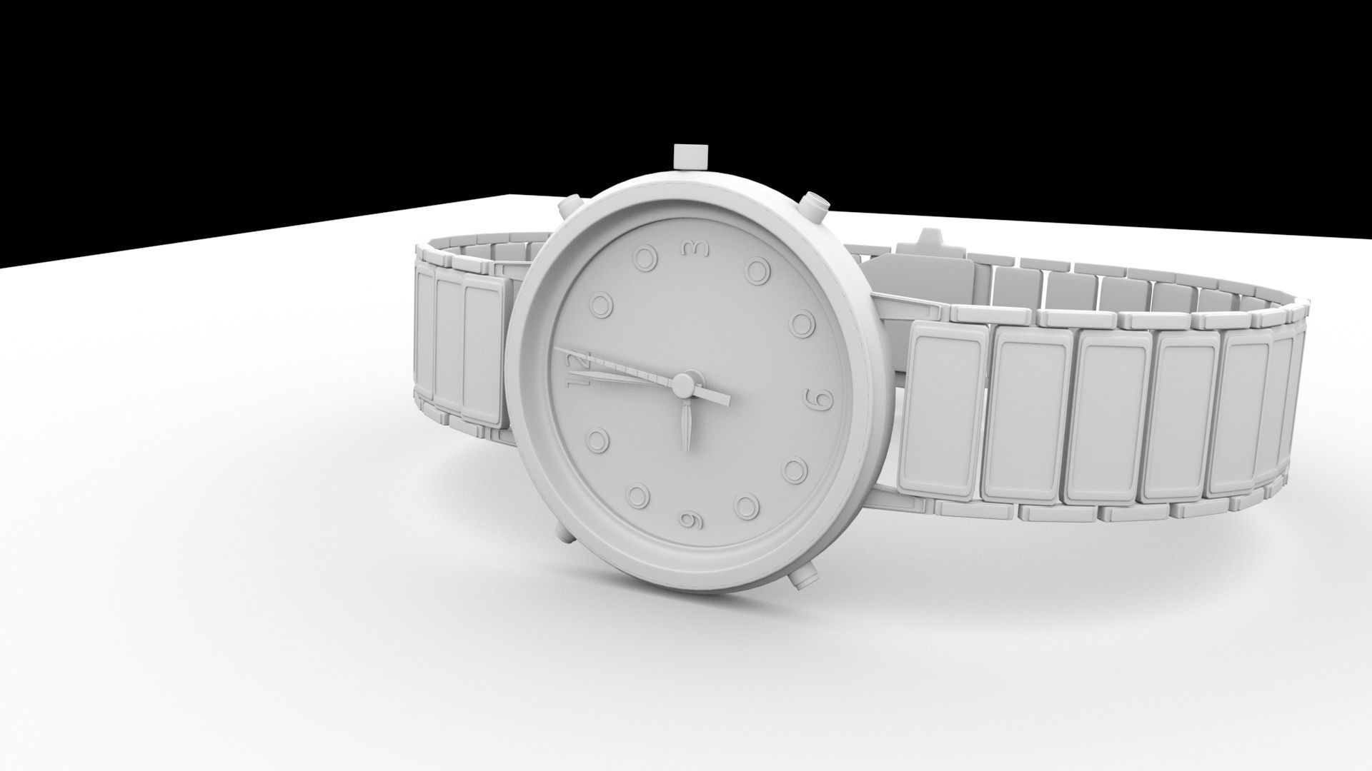 wrist Watch 3d model 2020 3D model animated | CGTrader