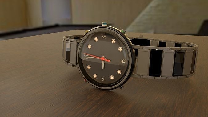 wrist Watch 3d model 2020 3D model animated | CGTrader