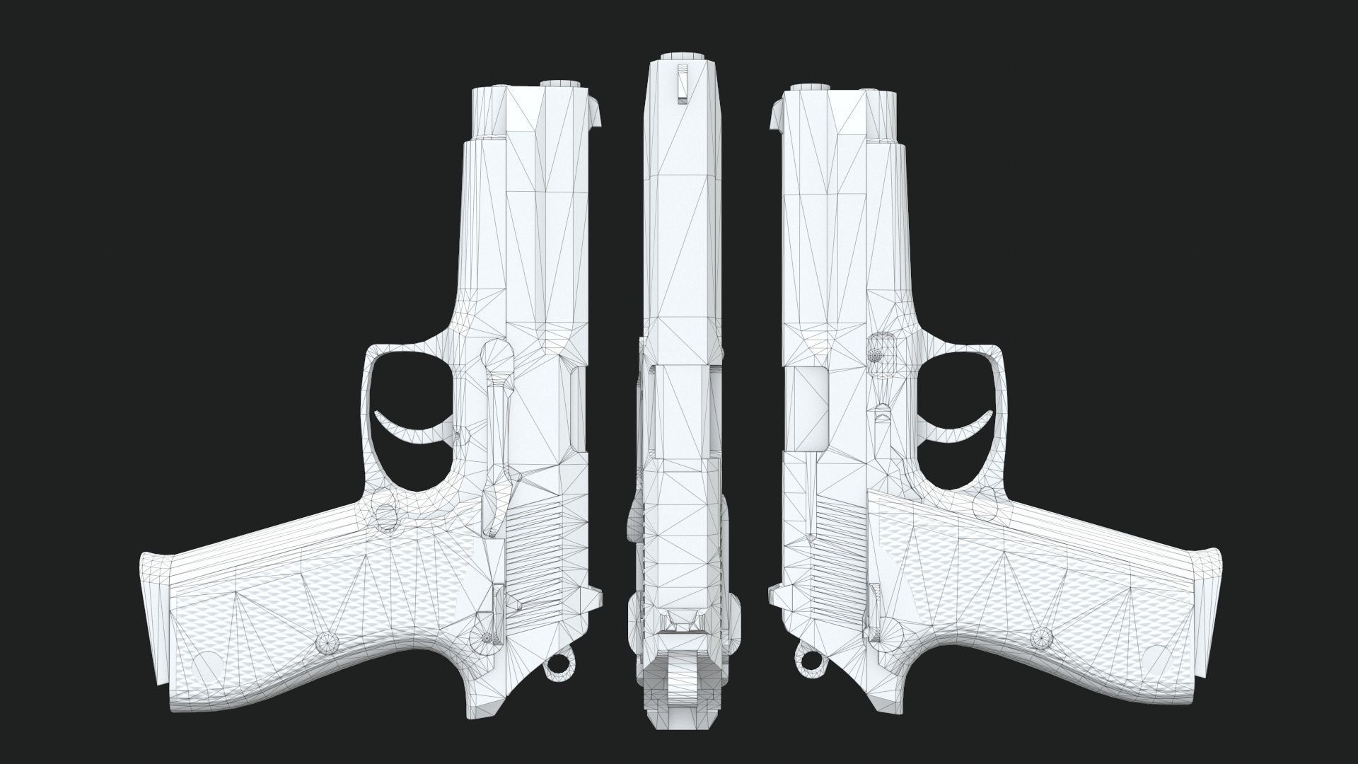 G2 Combat Pistol free VR / AR / low-poly 3D model rigged | CGTrader