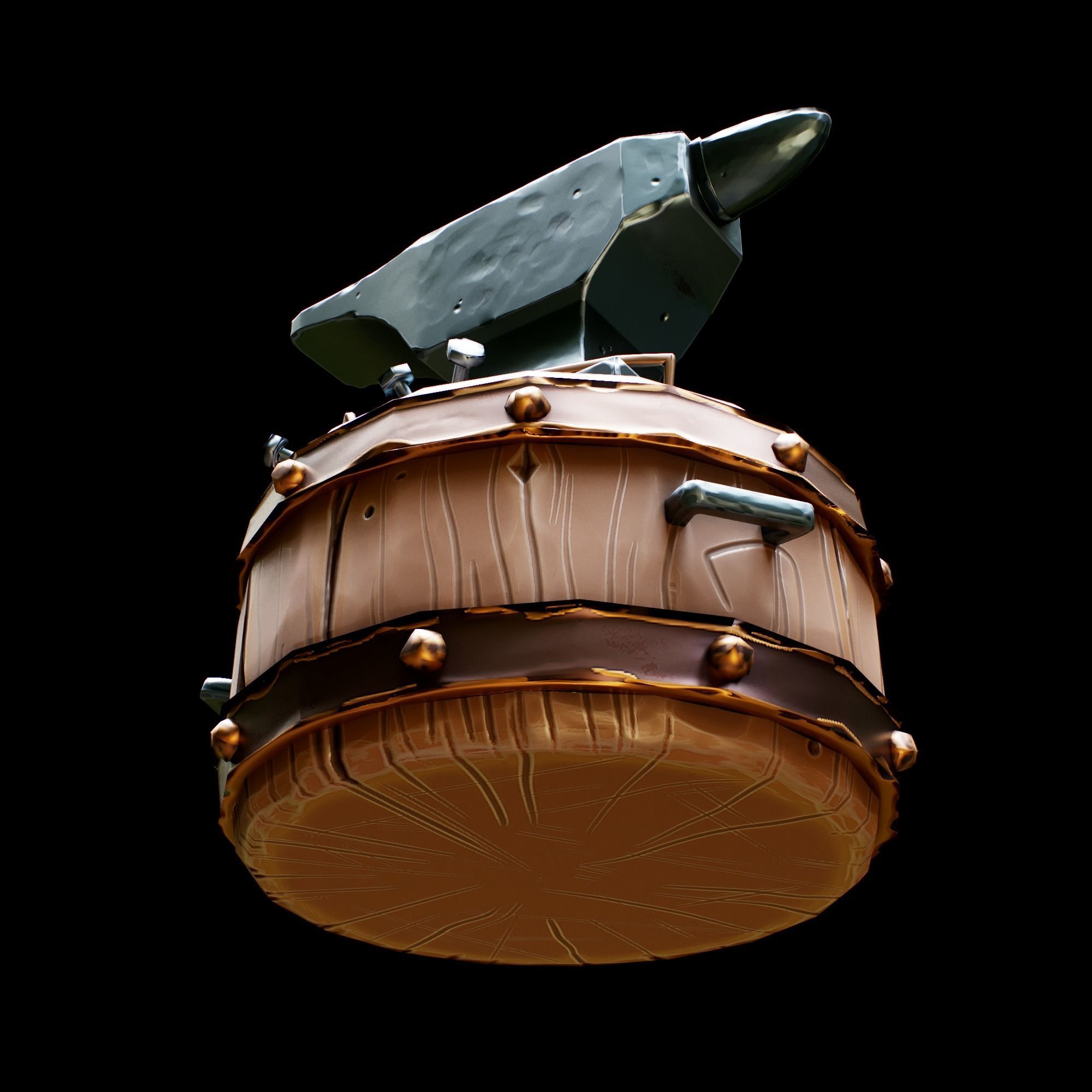 3D model Anvil PBR low-poly 3D model PBR Game ready for Unreal Engine ...