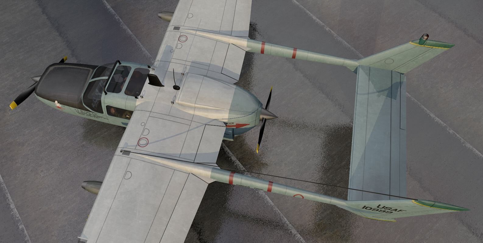 Cessna O-2A Skymaster 3D model | CGTrader