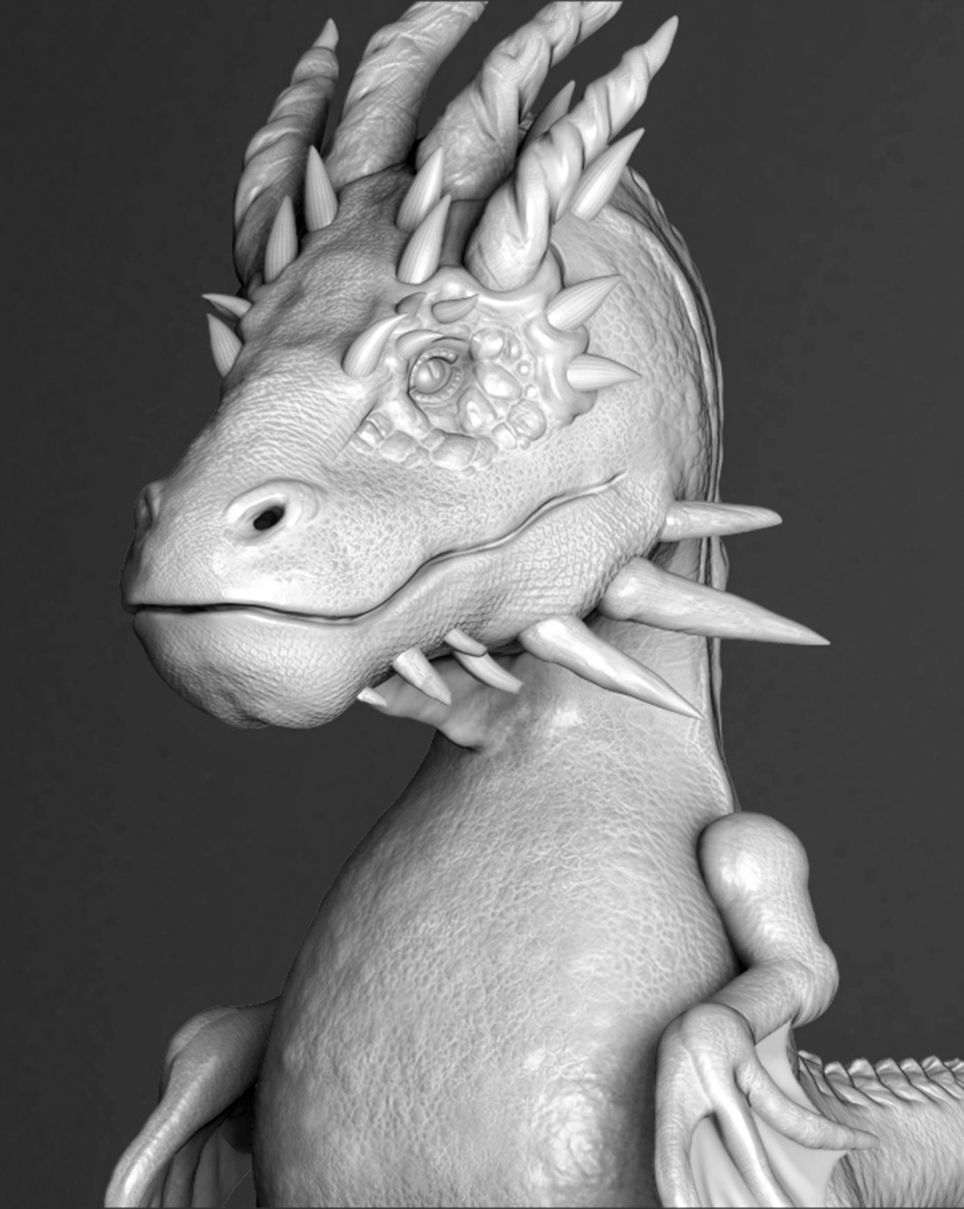3D Printable Dragon 3D model 3D printable | CGTrader