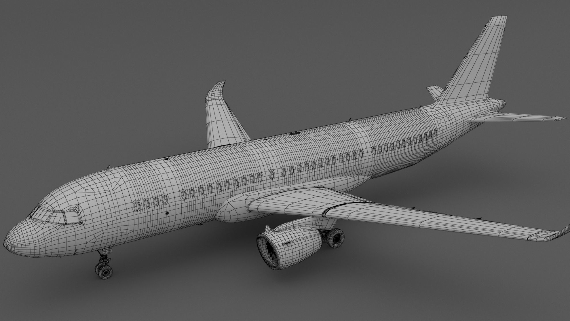 Airbus A320 Template v2 3D model | CGTrader