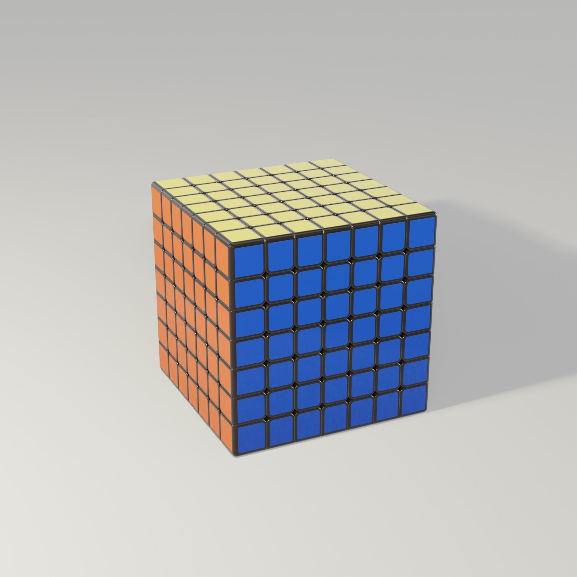 Rubiks Cube 7x7 3D model | CGTrader