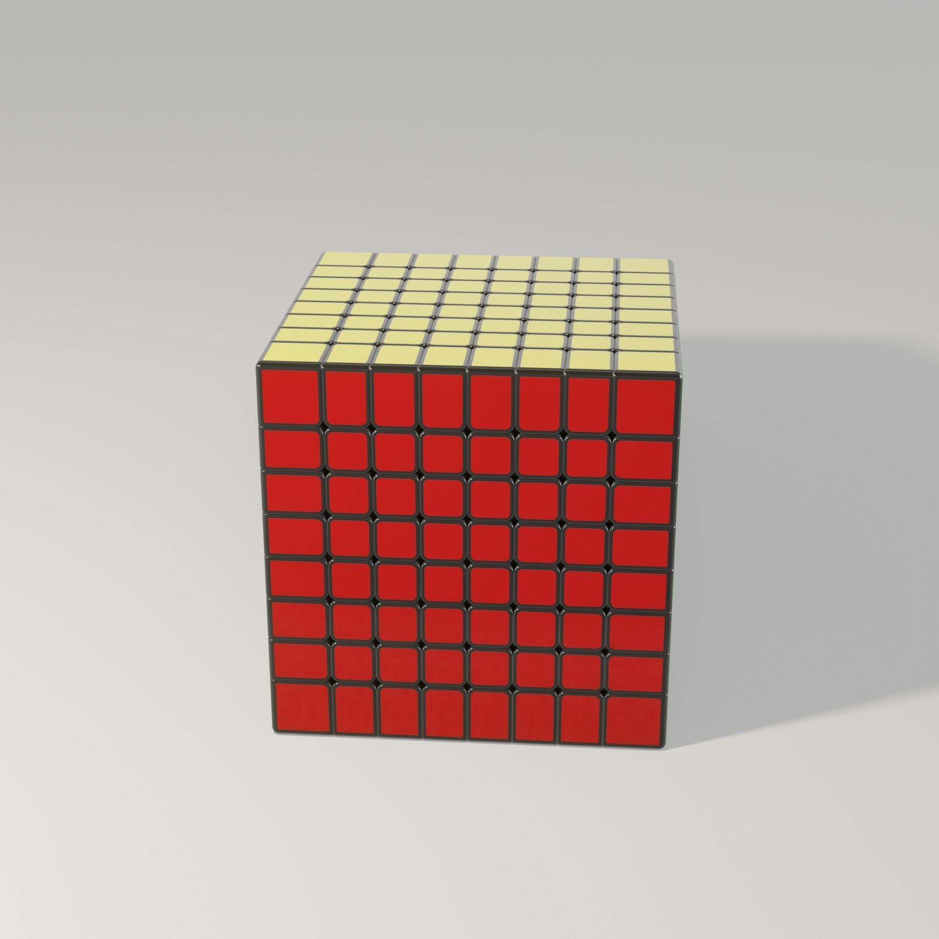 Rubiks Cube 8x8 3D model | CGTrader