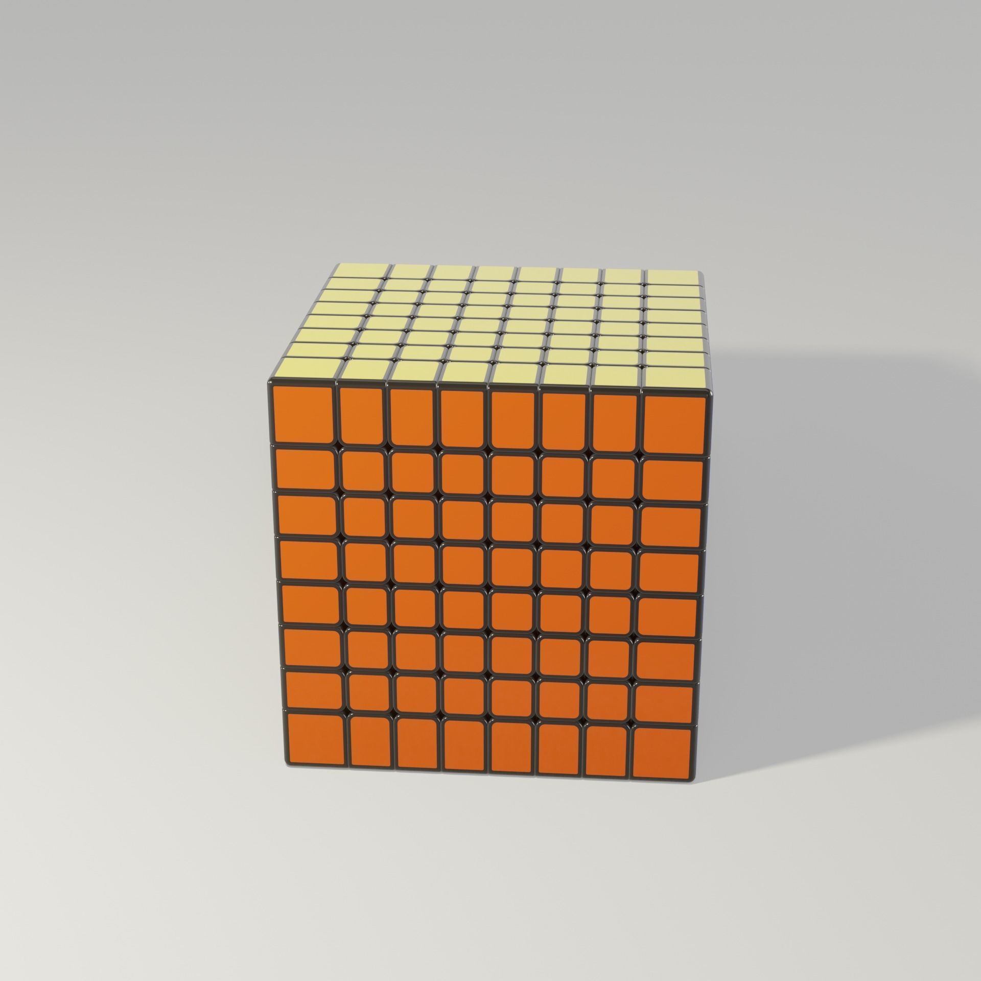 Rubiks Cube 8x8 3D model | CGTrader