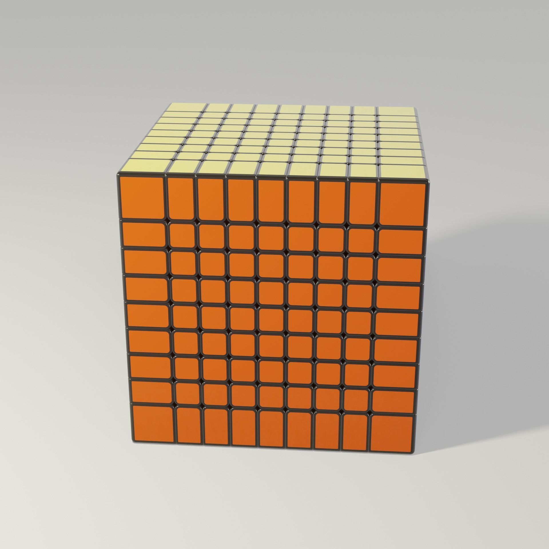 Rubiks Cube 9x9 3D model | CGTrader