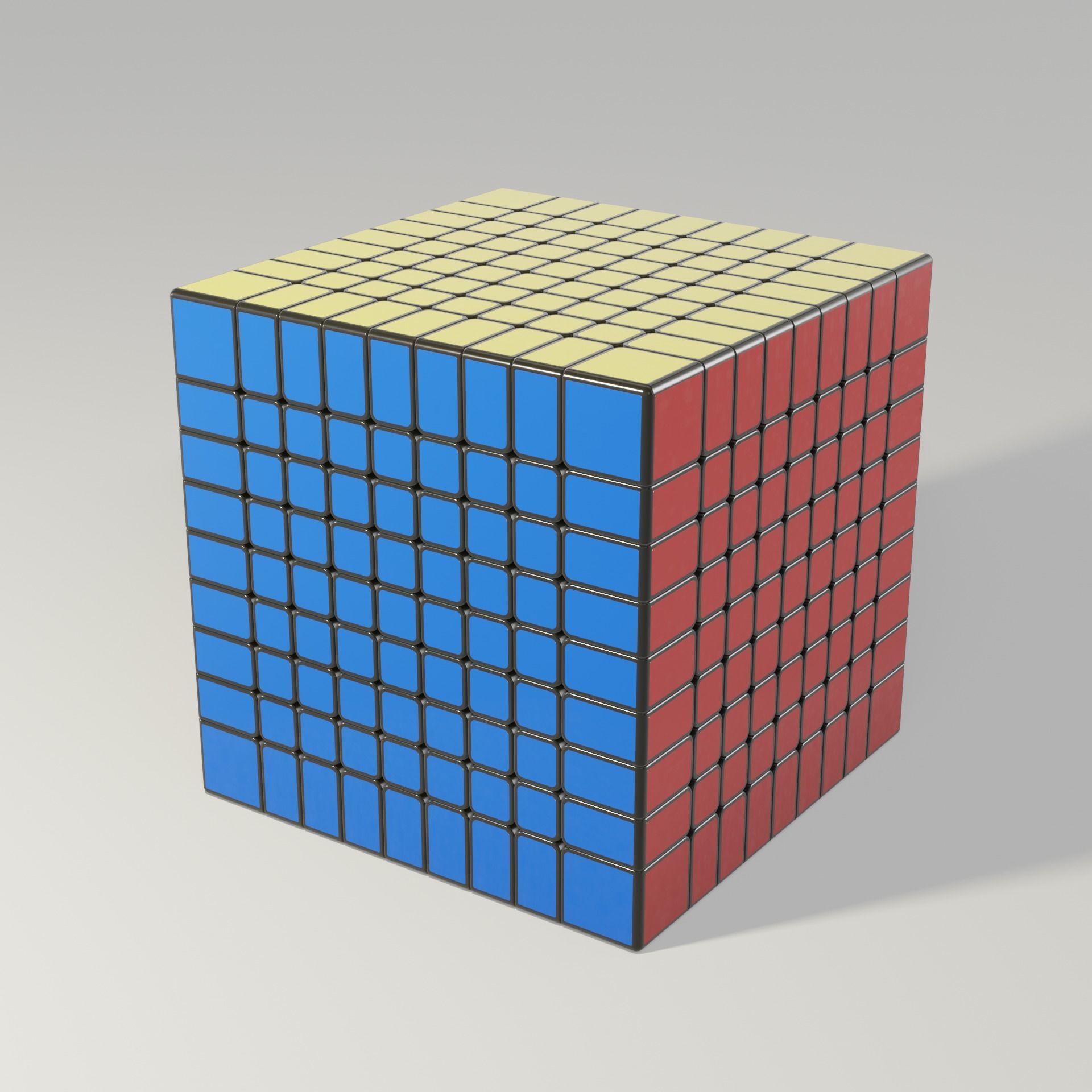 Rubiks Cube 9x9 3D model | CGTrader