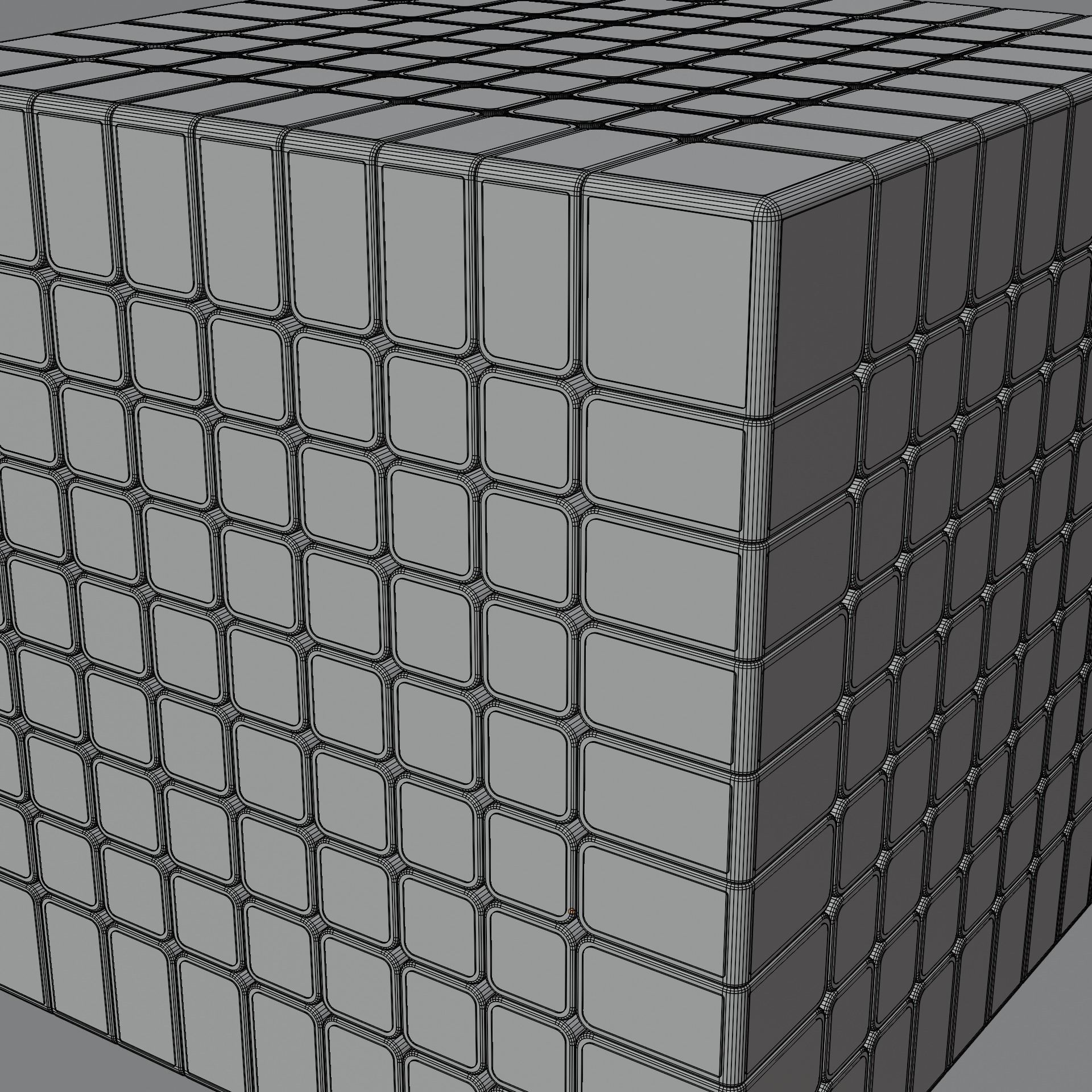 Rubiks Cube 9x9 3D model | CGTrader